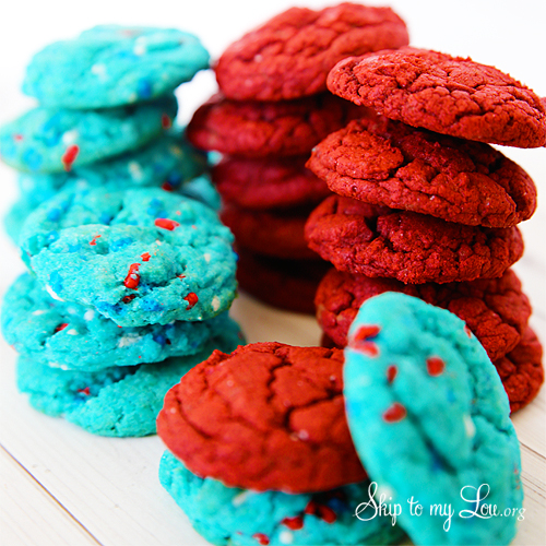 Last Minute Super Quick Fourth of July Cookies | Skip To My Lou