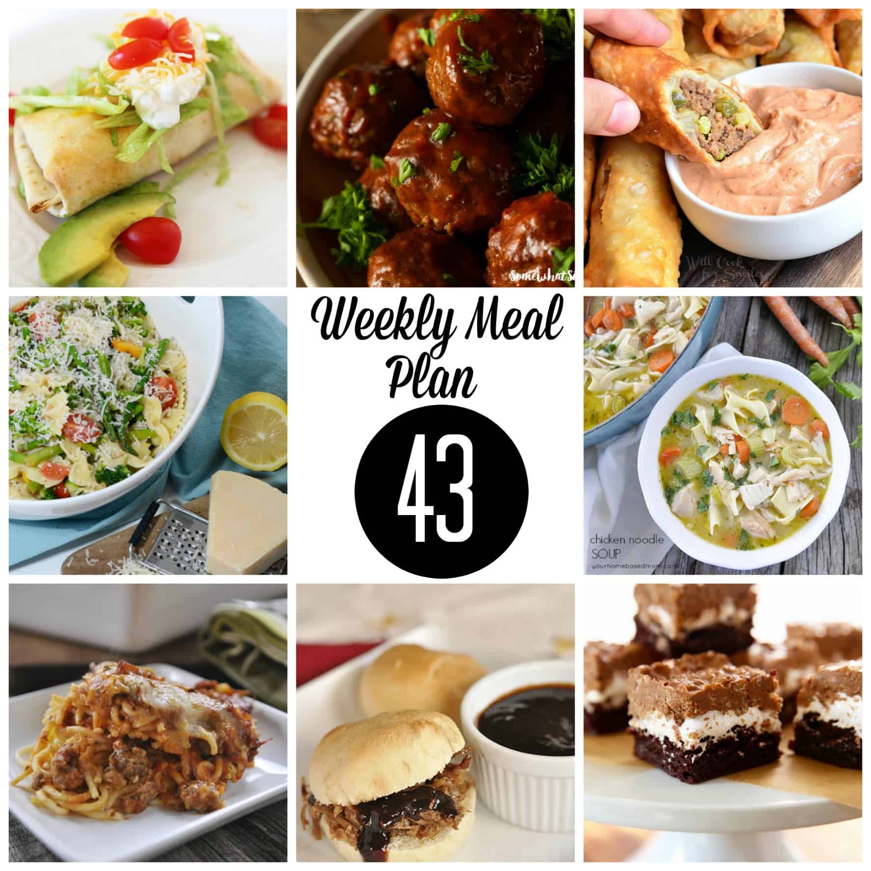 Weekly Meal Plan 43 The Idea Room Weekly Meal Plan 43 The Idea Room