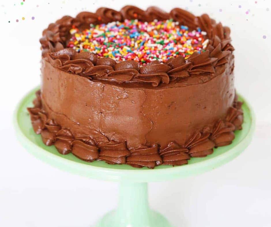 Wacky Cake Recipe {printable math recipe cards} | Skip To My Lou