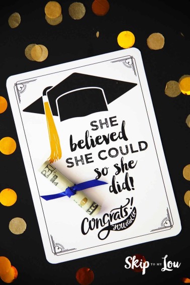 Free Graduation Cards with Positive Quotes and CASH!