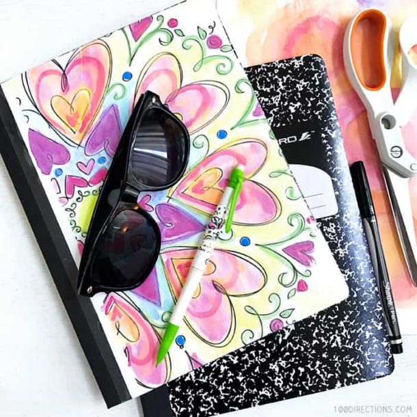 DIY Personalized School Notebooks | Skip To My Lou