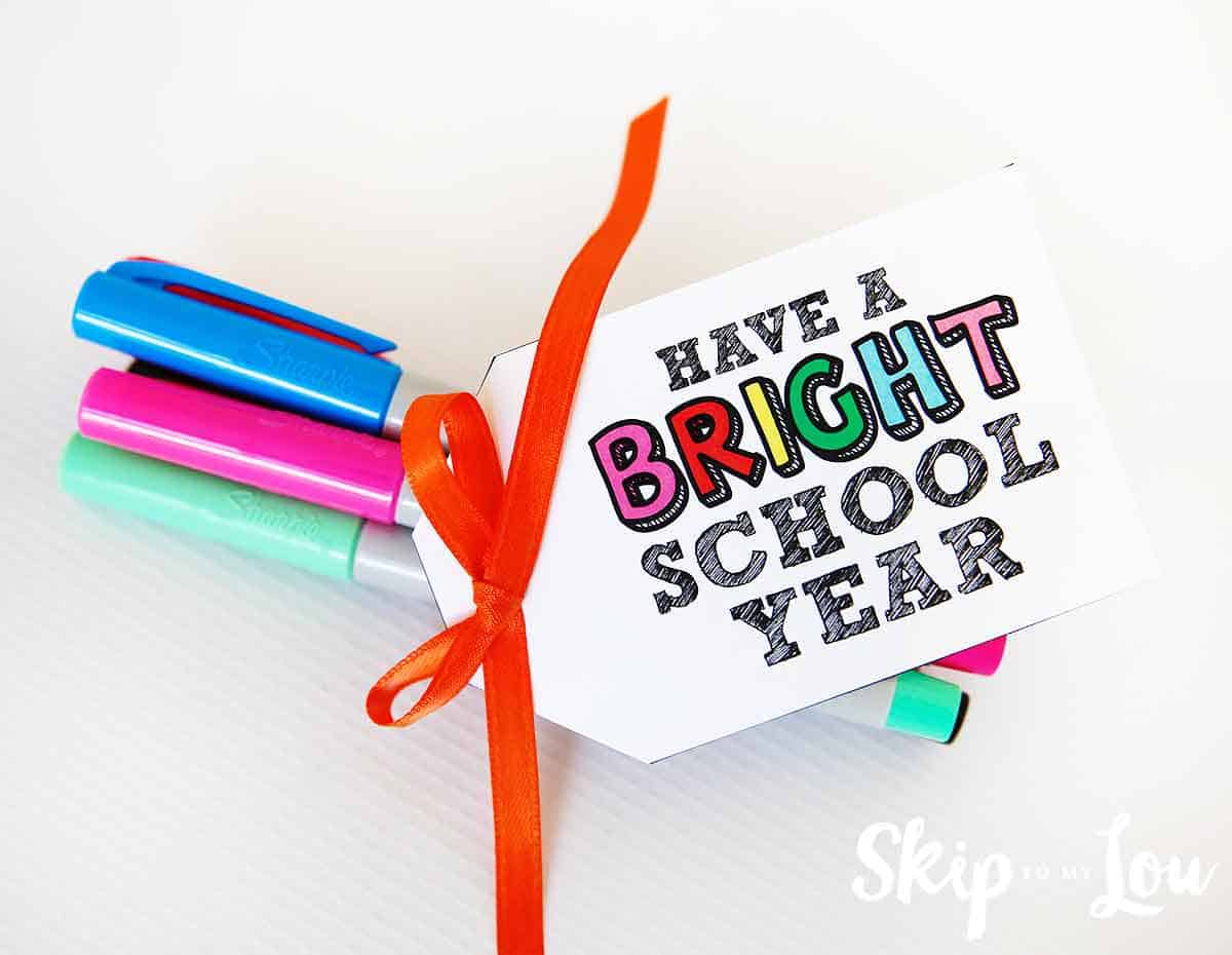 Have a Bright School Year Printable Tags | Skip To My Lou