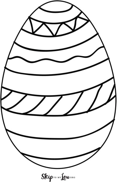 Easter Egg Templates with Pictures for FUN Easter Crafts | Skip To My Lou