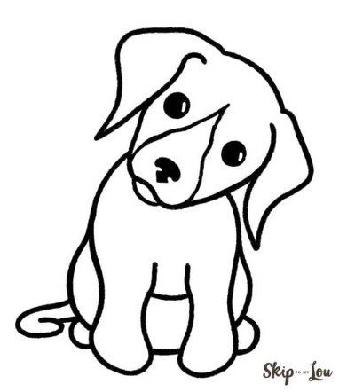 How to Draw a Dog Step by Step for Kids + Free Printable