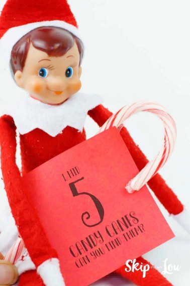 Free Printable Elf on the Shelf Notes for the Entire Month| Skip To My Lou