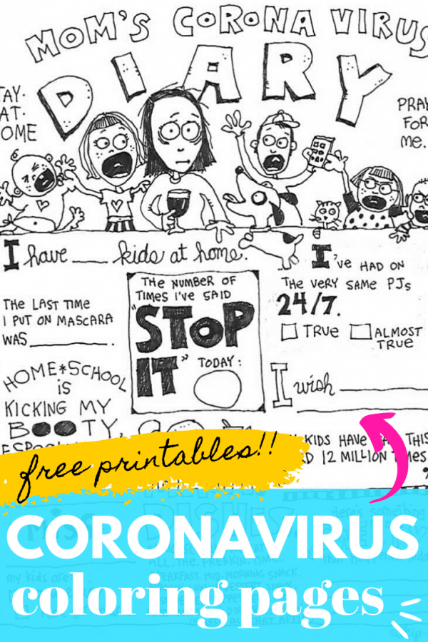 Coronavirus Coloring Pages | Skip To My Lou