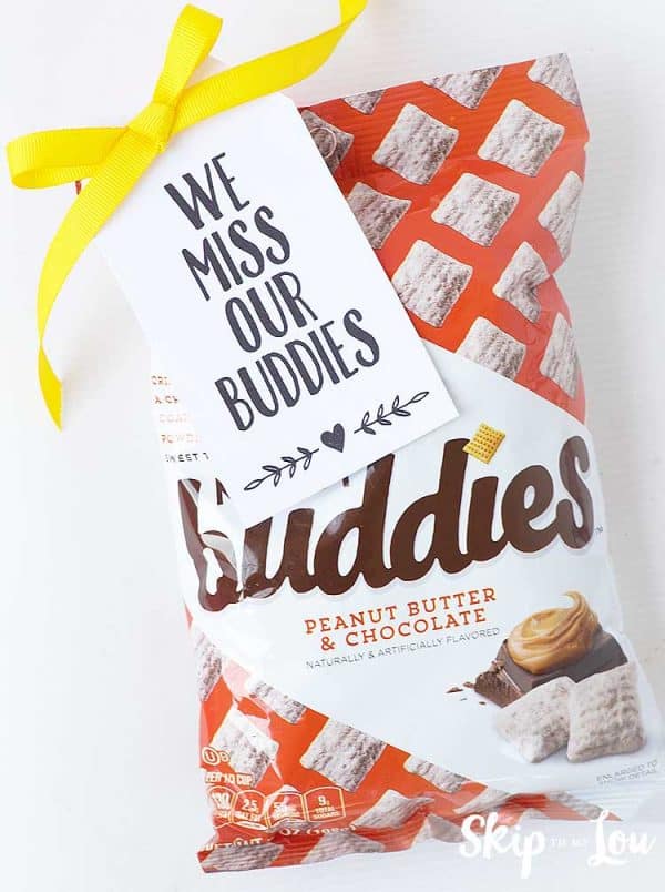 Muddy Buddies Miss You Gift | Skip To My Lou