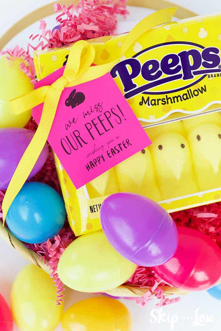 We Miss Our Peeps Gift Tags | Skip To My Lou