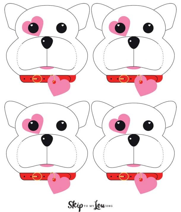 FREE Puppy Dog Valentines {Cute & Easy} | Skip To My Lou
