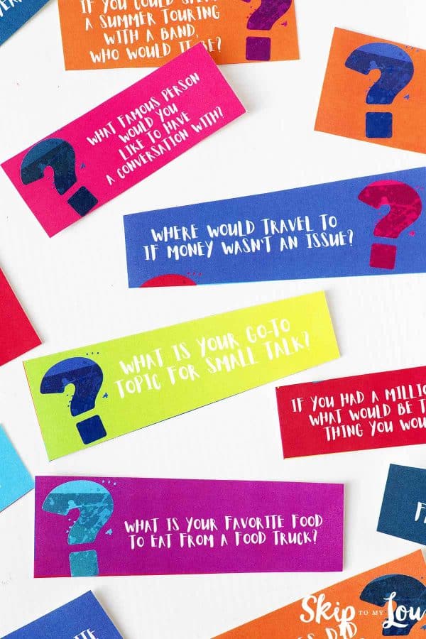 21 Questions Game {Free Printable Cards} | Skip To My Lou