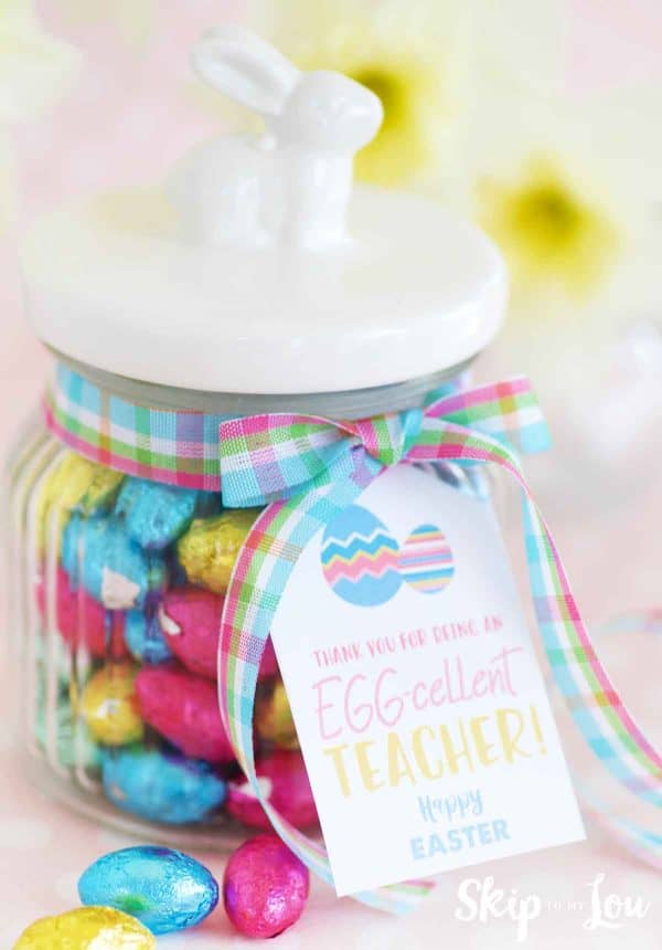 EGG-cellent Teacher Gift Tag | Skip To My Lou
