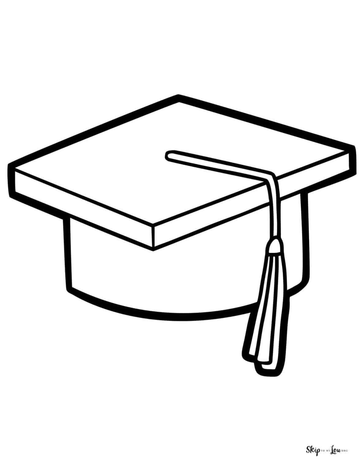 Free Printable Graduation Coloring Pages for Kids | Skip To My Lou