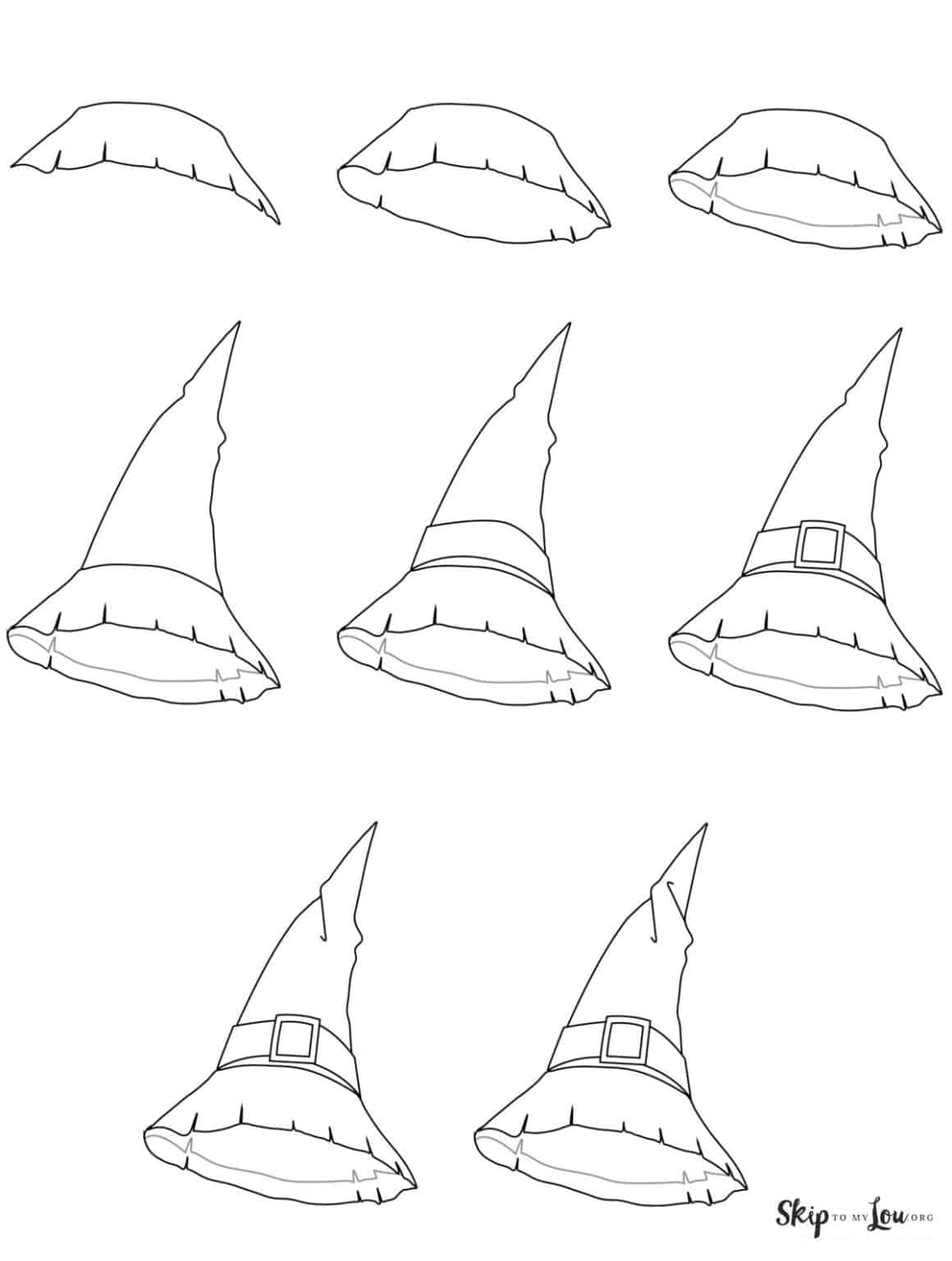 Witch Hat Drawing | Skip To My Lou