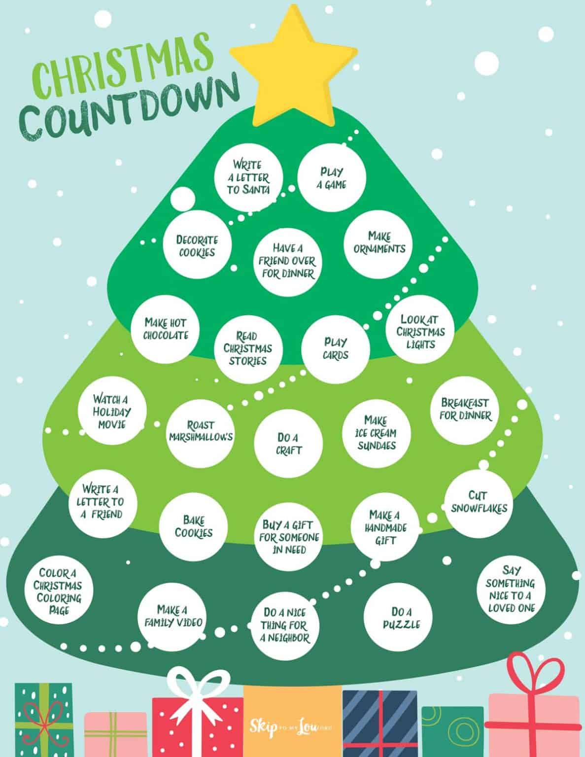 Festive & Unique Scratch Off Advent Activity Calendar | Skip To My Lou