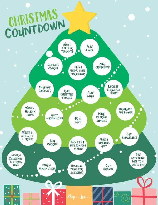 Festive & Unique Scratch Off Advent Activity Calendar | Skip To My Lou