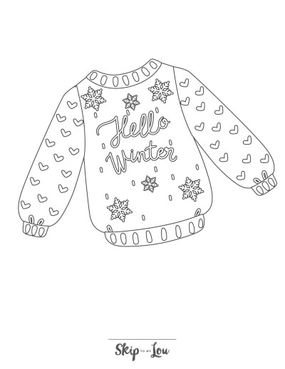 Winter Coloring Pages | Skip To My Lou