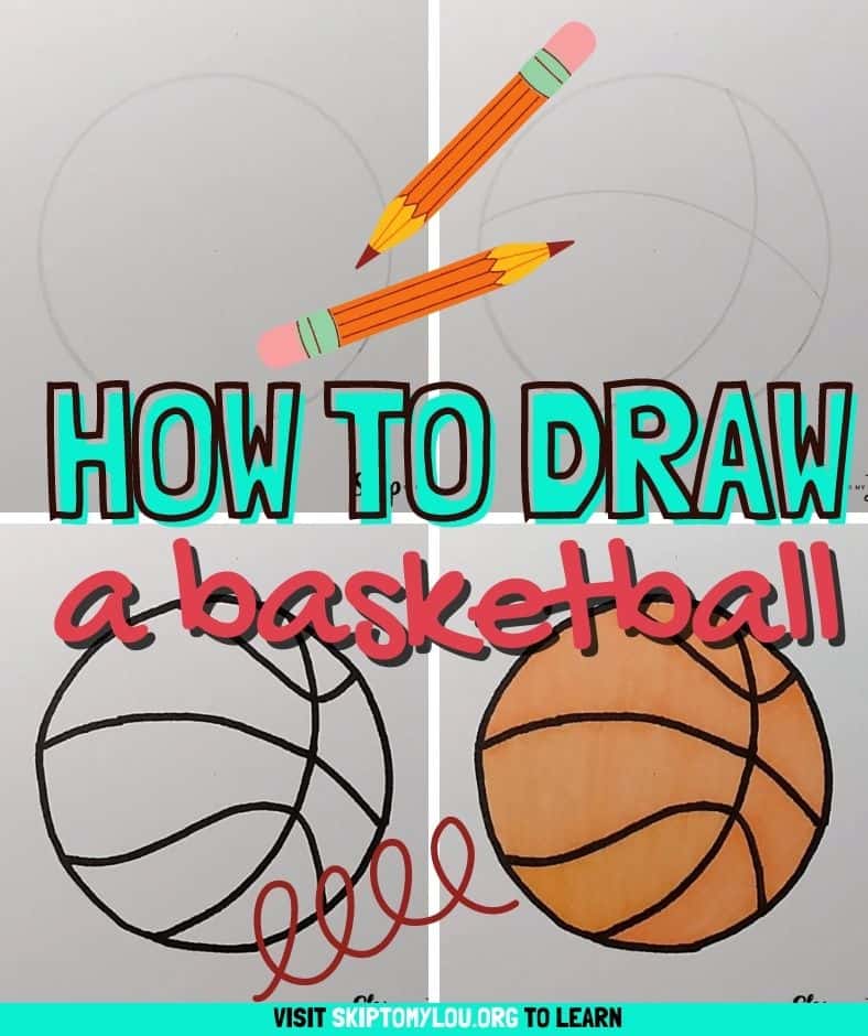 How To Draw A Basketball Step By Step Easy For Beginners