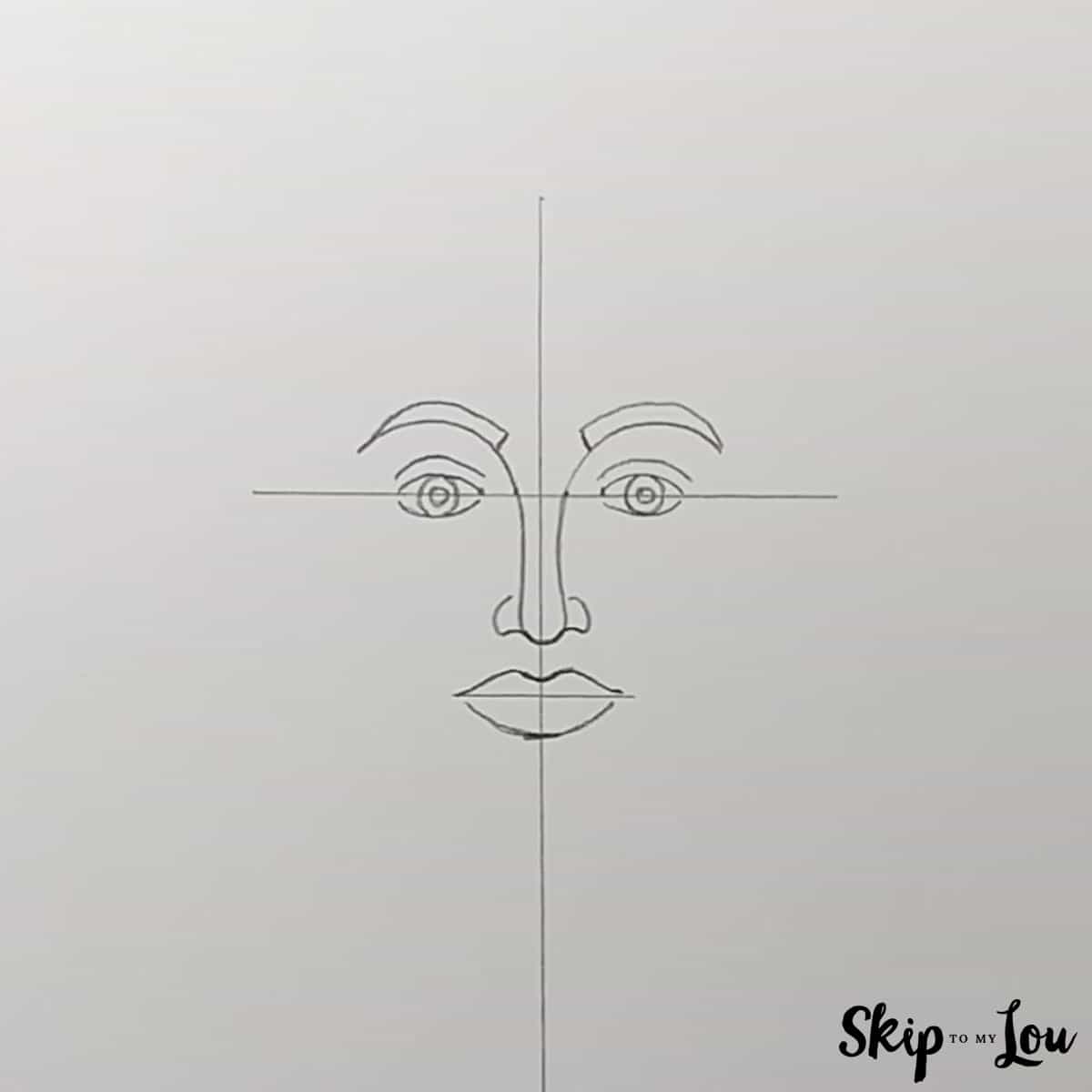 How to Draw a Face: 8 Step Simple Guide | Skip To My Lou