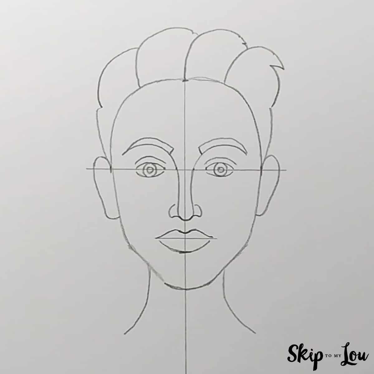 How to Draw a Face: 8 Step Simple Guide | Skip To My Lou