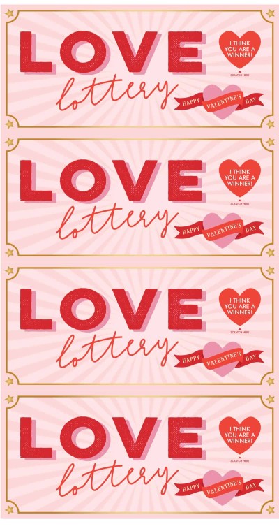 Custom Scratch Off Tickets for Valentine's Day | Skip To My Lou