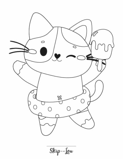 Free Printable Summer Coloring Page | Skip To My Lou