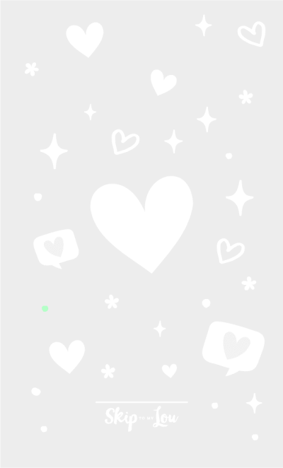 Beautiful White Heart Wallpaper For Phone and Computer | Skip To My Lou