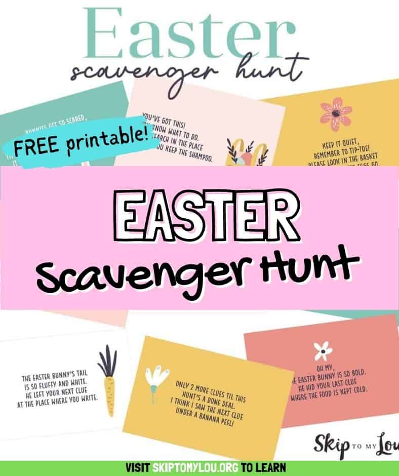 Easter Bunny Scavenger Hunt | Skip To My Lou