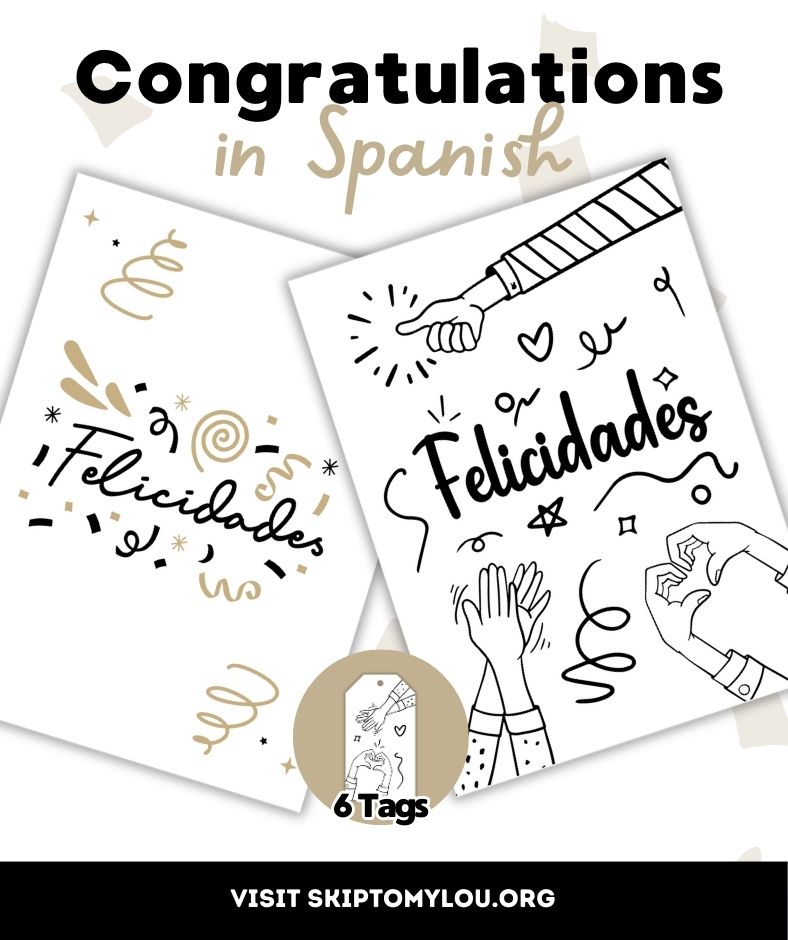 Congratulations in Spanish | Skip To My Lou