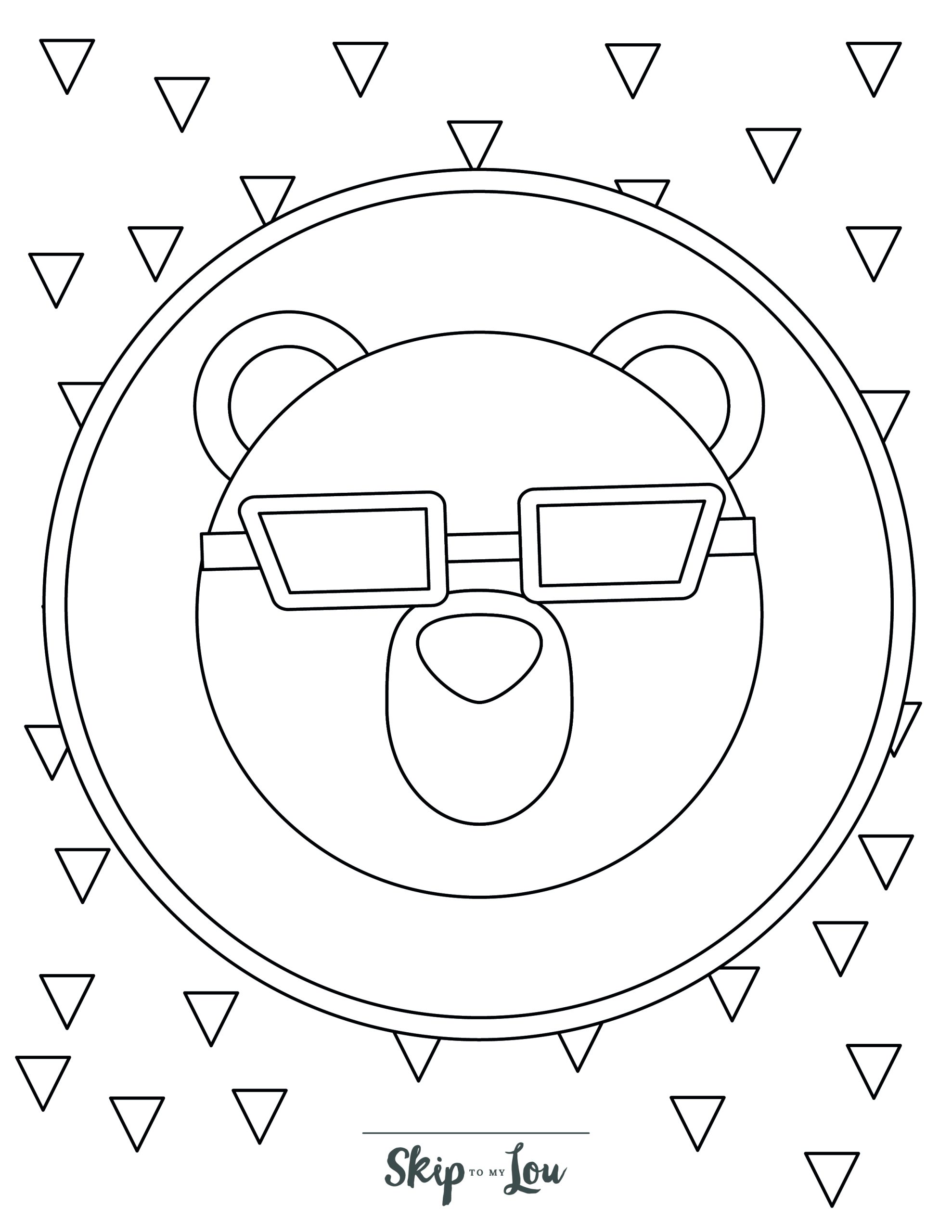Bear Coloring Pages - Free Printables | Skip To My Lou