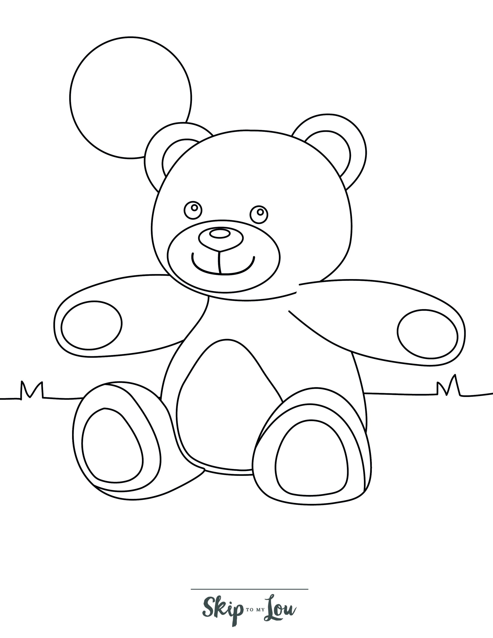 Bear Coloring Pages - Free Printables | Skip To My Lou