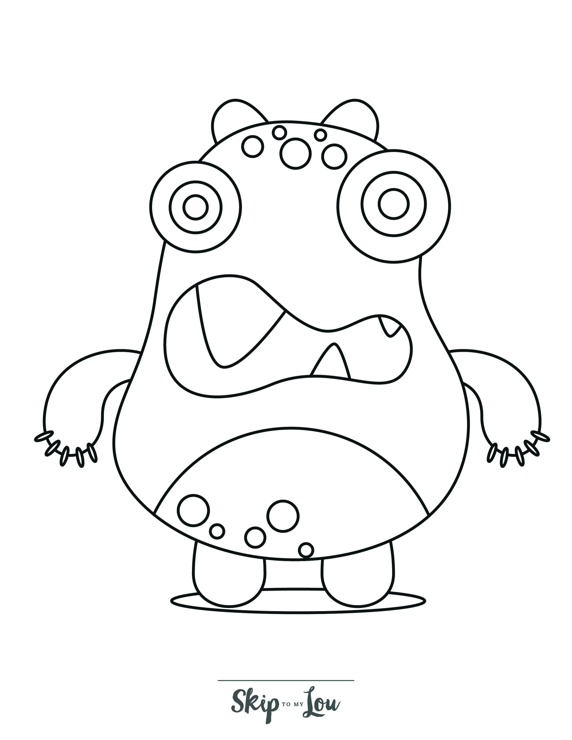 Monster Coloring Pages: Free Printable Monsters for Kids | Skip To My Lou