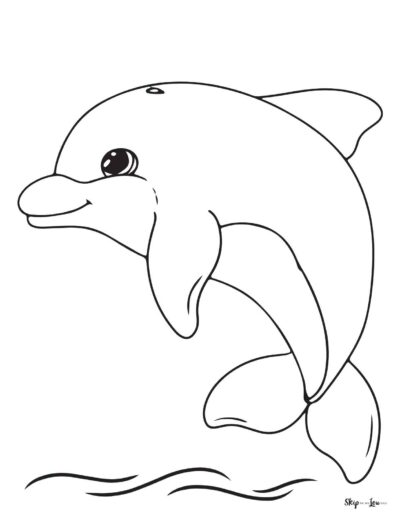 Dolphin Coloring Pages (Free Printables) | Skip To My Lou