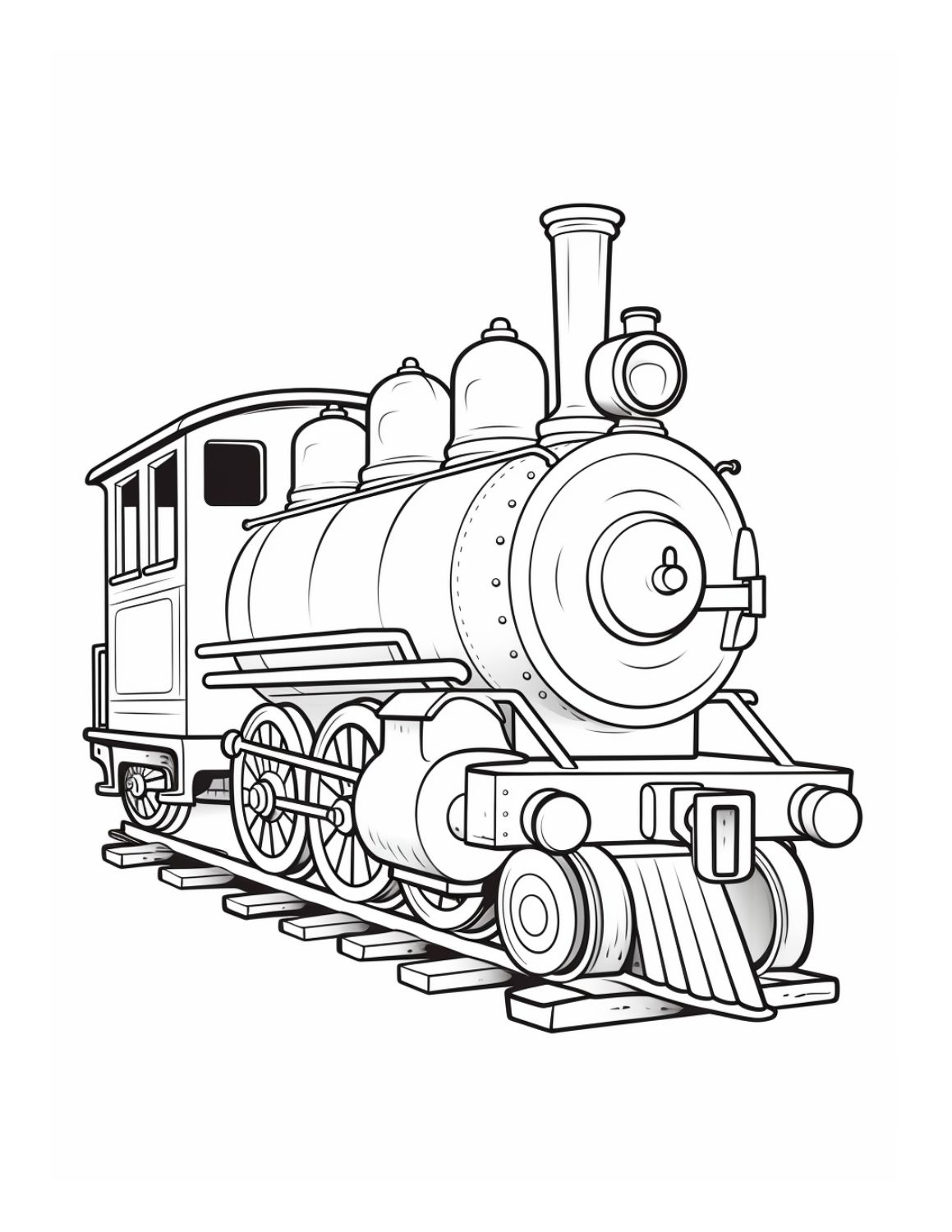 20 Free Printable Train Coloring Pages with PDF Download | Skip To My Lou