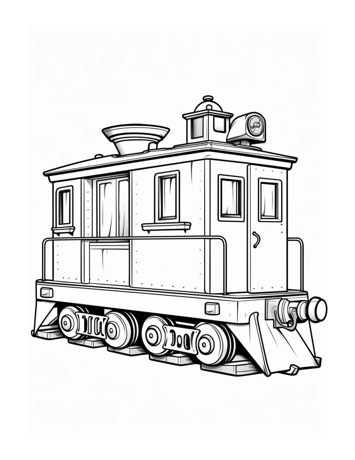 20 Free Printable Train Coloring Pages with PDF Download | Skip To My Lou