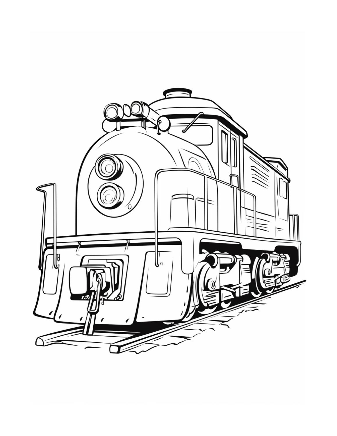 20 Free Printable Train Coloring Pages with PDF Download | Skip To My Lou