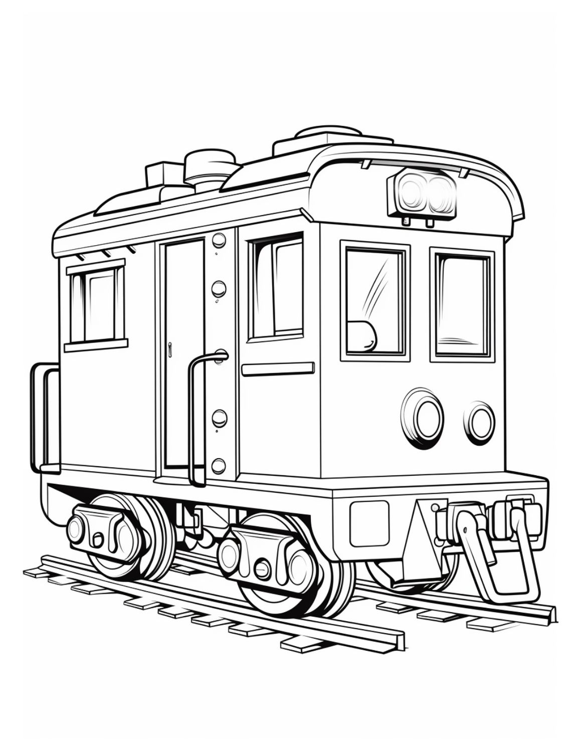 20 Free Printable Train Coloring Pages with PDF Download | Skip To My Lou