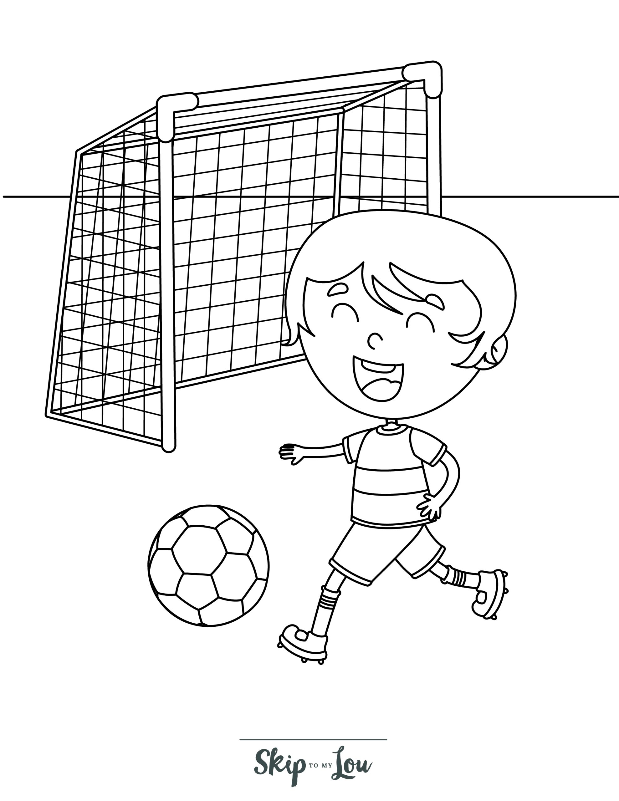 Soccer Coloring Pages - Free Printables with Book Download | Skip To My Lou