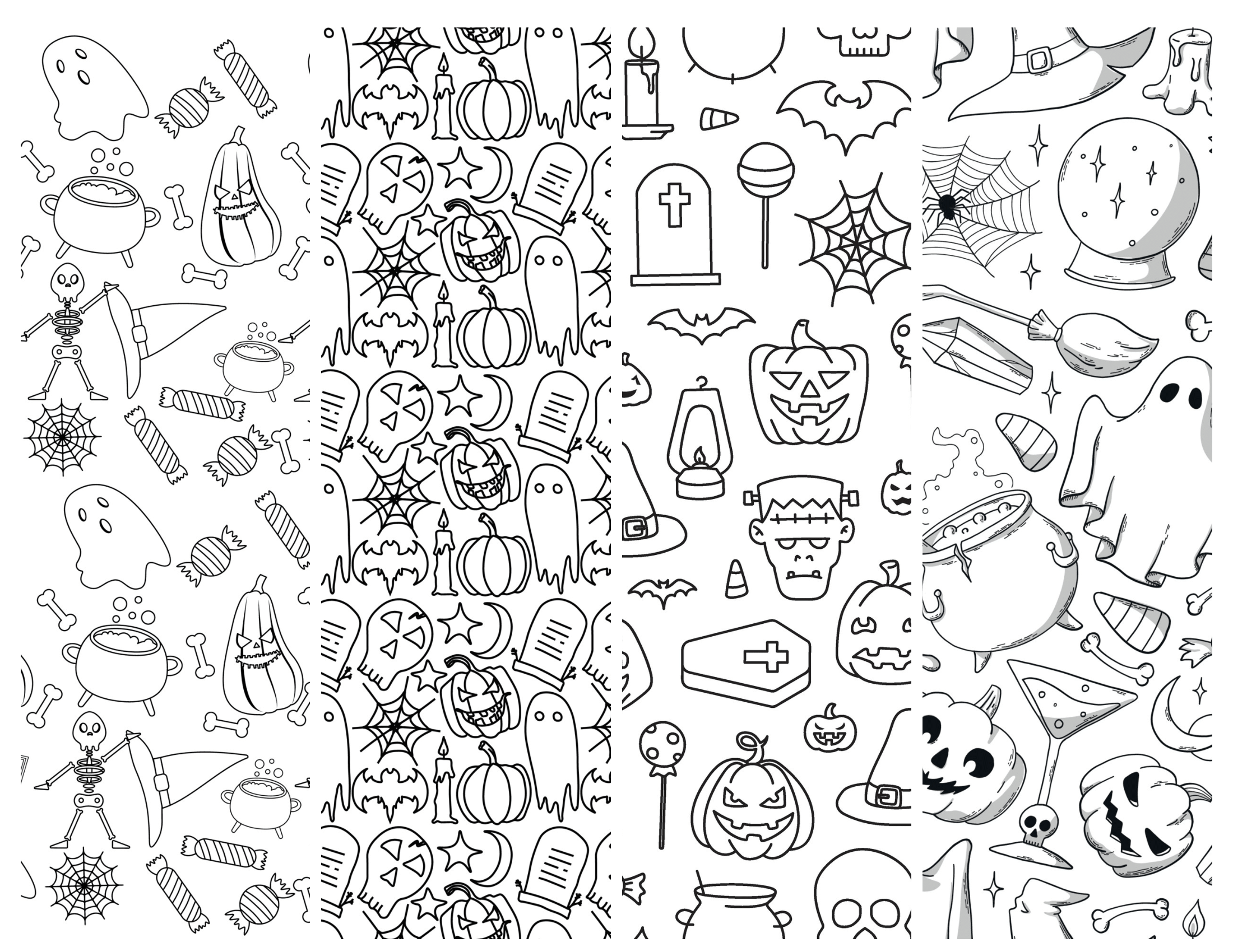 Halloween Bookmarks - Free Printable Spooky Fun | Skip To My Lou