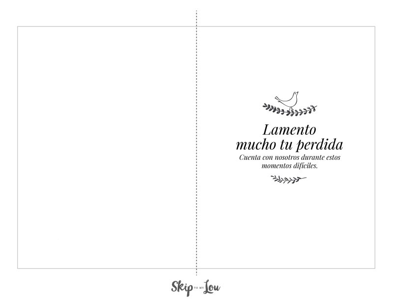 Sorry For Your Loss In Spanish | Skip To My Lou