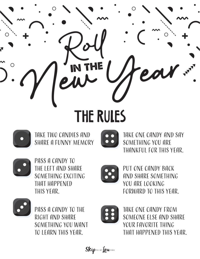 New Year's Eve Dice Game | Skip To My Lou