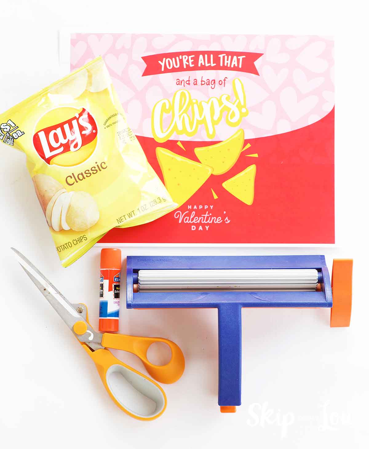 DIY Valentine Chip Bag | Skip To My Lou