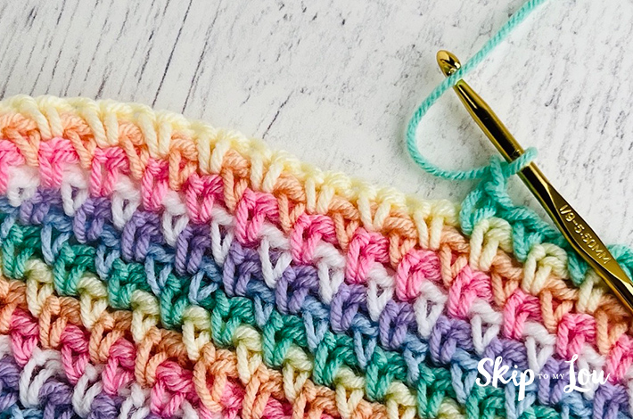 Linen Stitch Crochet Tutorial | Skip To My Lou