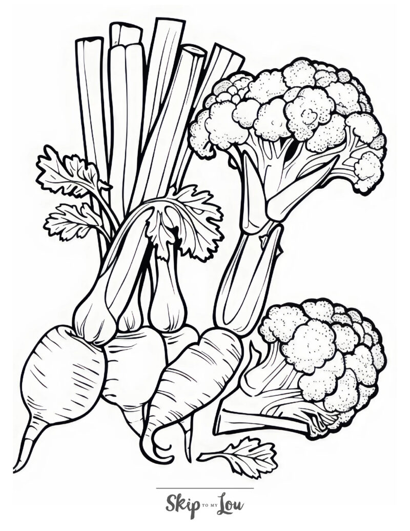 23 Cute Food Coloring Pages | Skip To My Lou