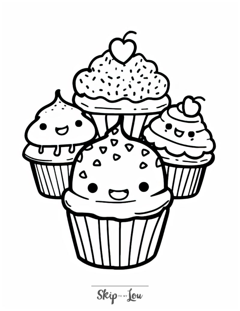 23 Cute Food Coloring Pages | Skip To My Lou