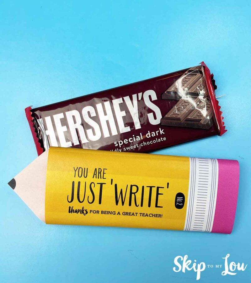 Pencil Candy Bar Wrapper Template: A Sweet Teacher Appreciation Gift ...