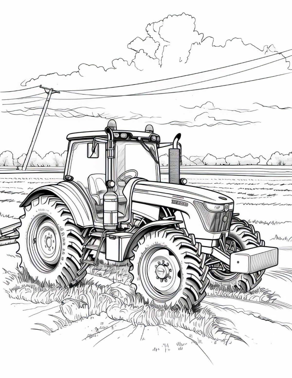 19 Trusty Tractor Coloring Pages: Free Printables | Skip To My Lou