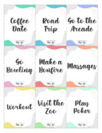 Date Idea Cards {Free printables} | Skip To My Lou