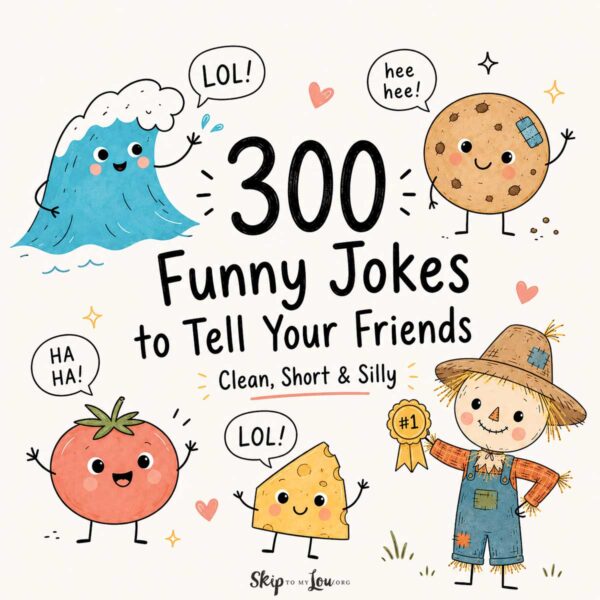 300 Funny Jokes: Short Jokes to Tell Your Friends