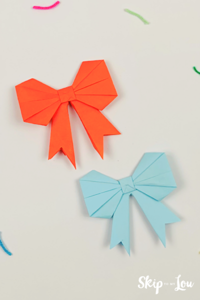 How To Fold An Origami Bow | Skip To My Lou