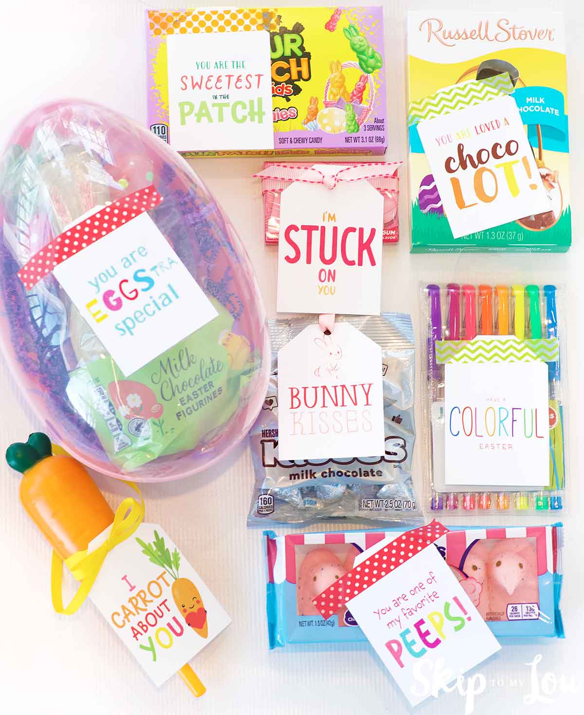 Easter Care Package Ideas + Free Printable Tags